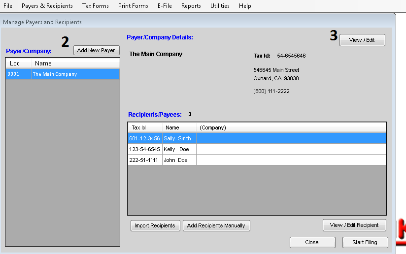 How to edit Payers – CUSTSUPP